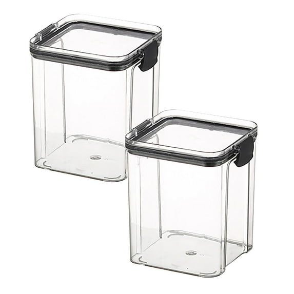 2Pcs Kitchen Storage Box Sealed Food Preservation Preservation ...