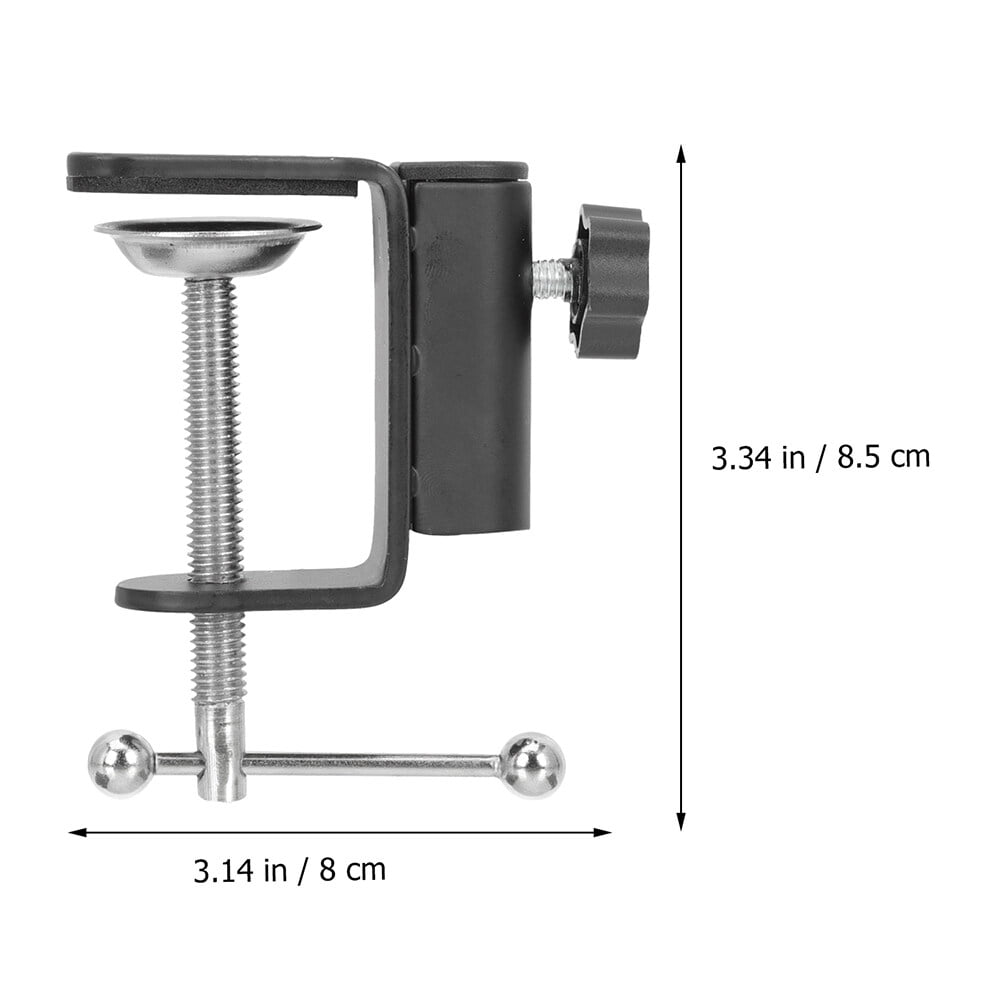 2Pcs L-shape Desk Table Mount Clamps Practical Desk Clamps Retaining ...