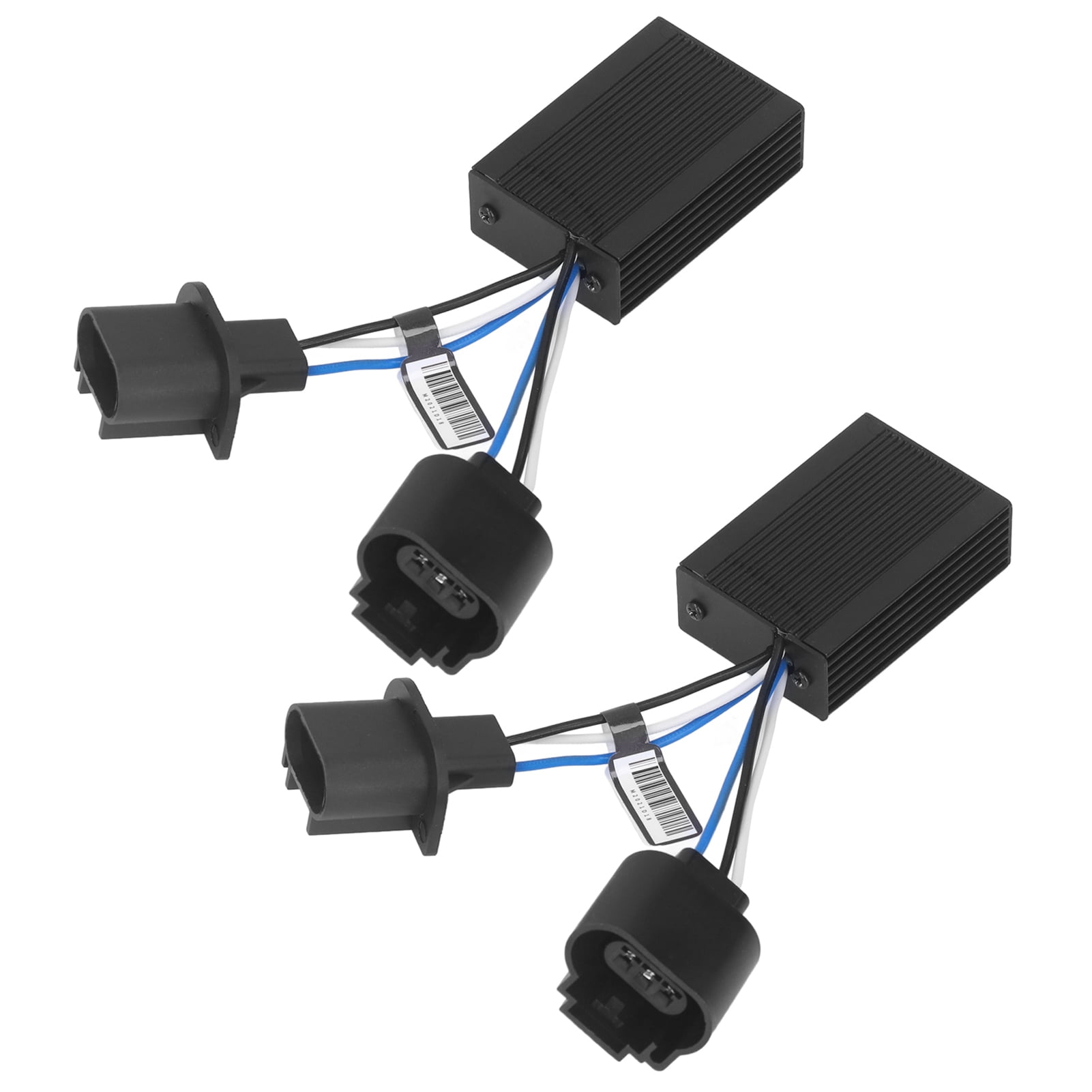 2Pcs LED Canbus Decoder Automotive Headlight Bulb On Off Flickering ...