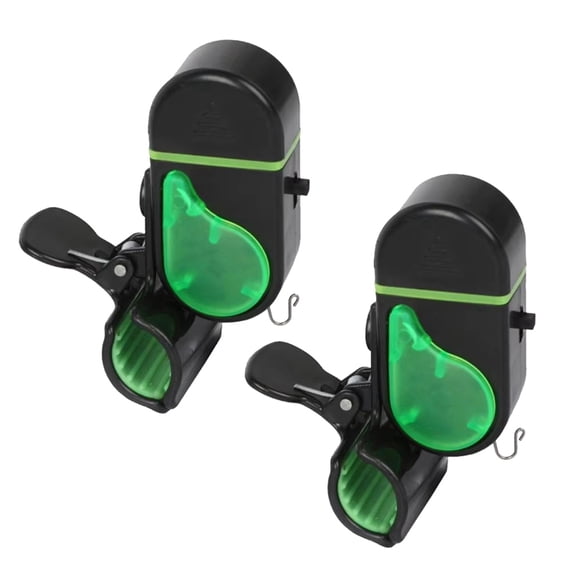 2Pcs LED Light Fishing Alarm Waterproof Night Fishing Bite Alarms ...
