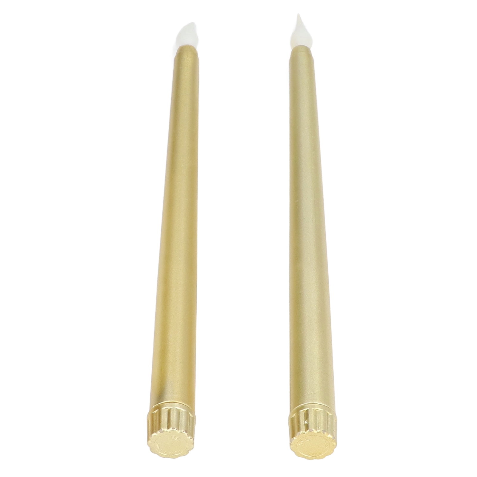 2Pcs LED Taper Candles Battery Powered Electric Flickering Flameless ...