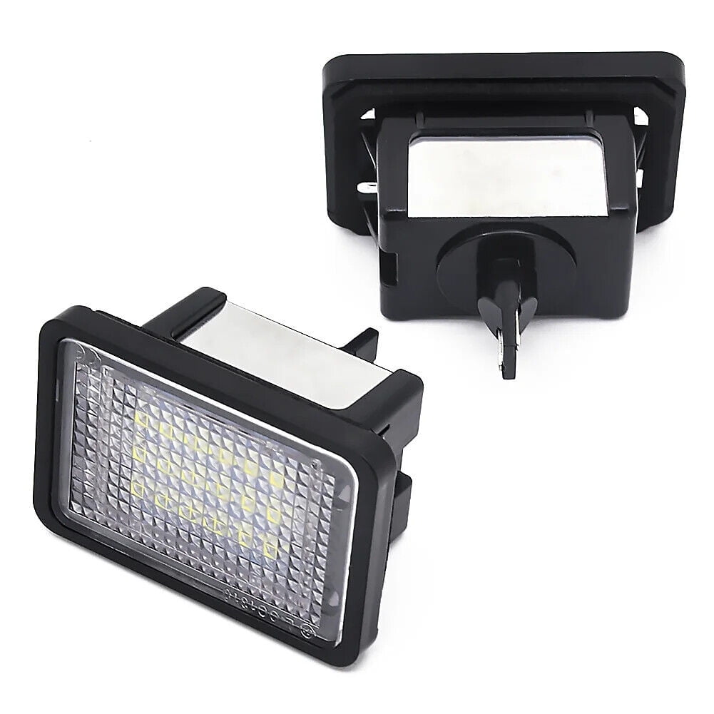 2Pcs LED license plate light for Mercedes-Benz GL ML GLK GLA GLC GLE ...