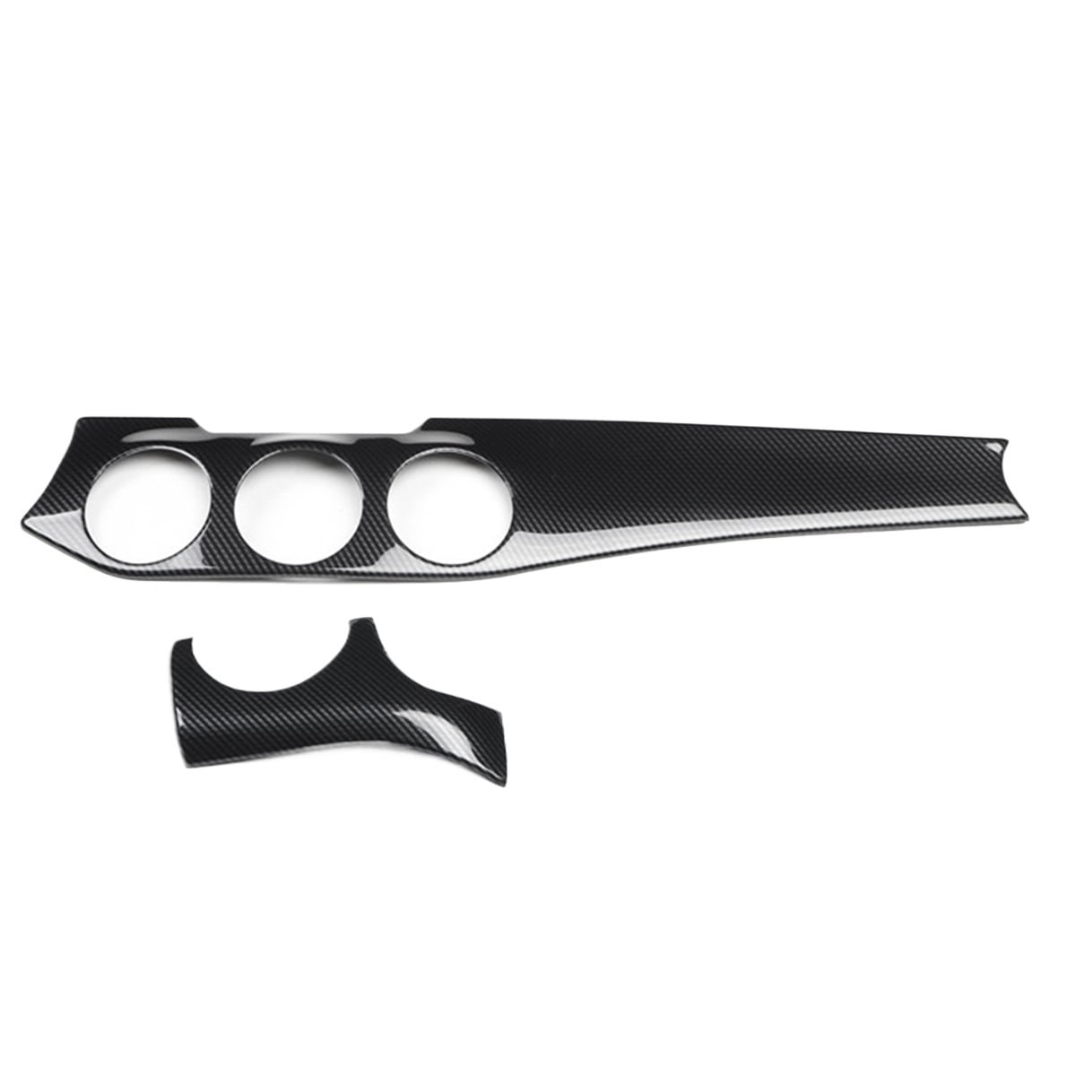 2Pcs LHD Center Console Meter Air Condition Vent Panel Trim Strip For ...