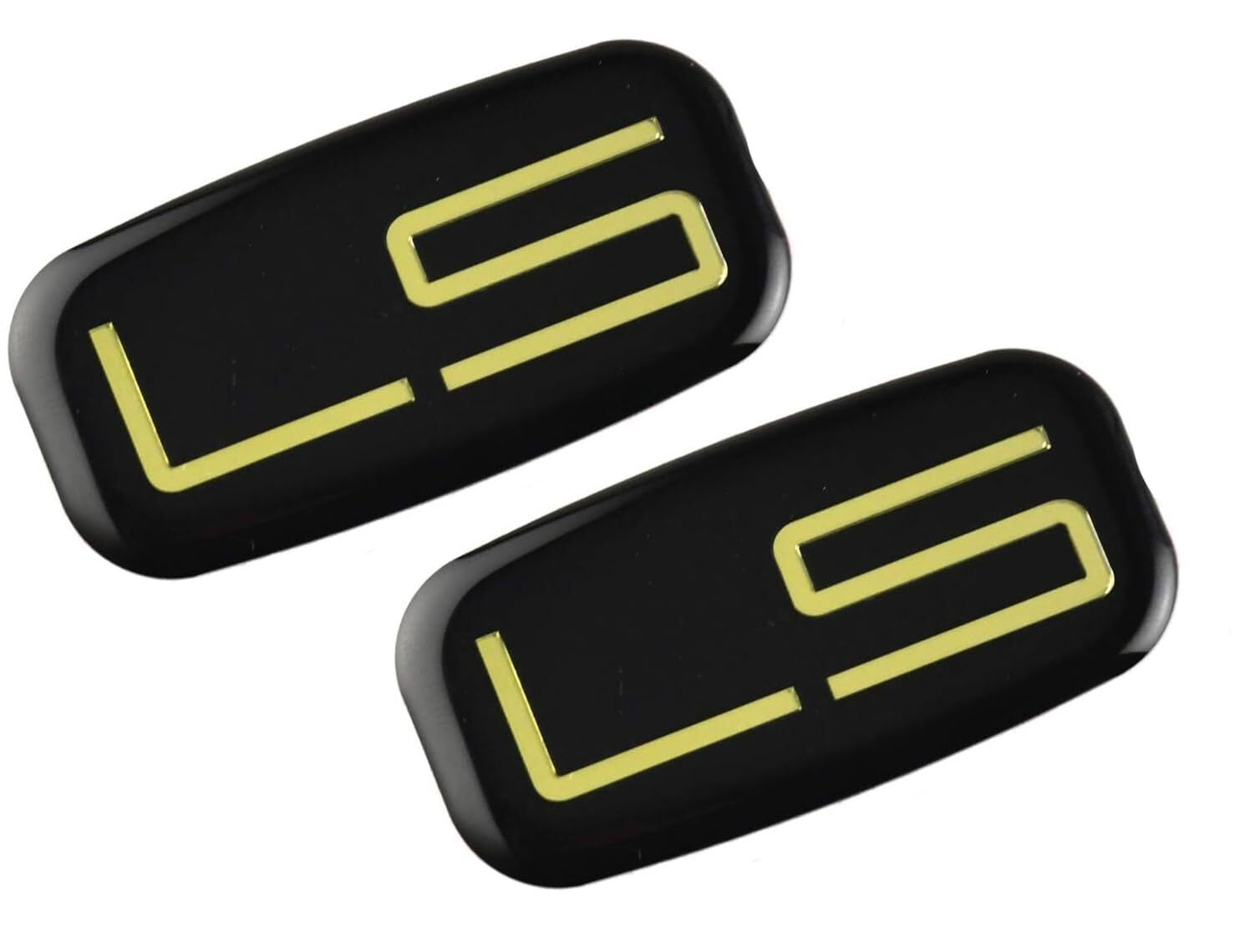 2Pcs LS Cab Emblem Badge 3D Logo Roof Pillar Replacement for 92-07 ...