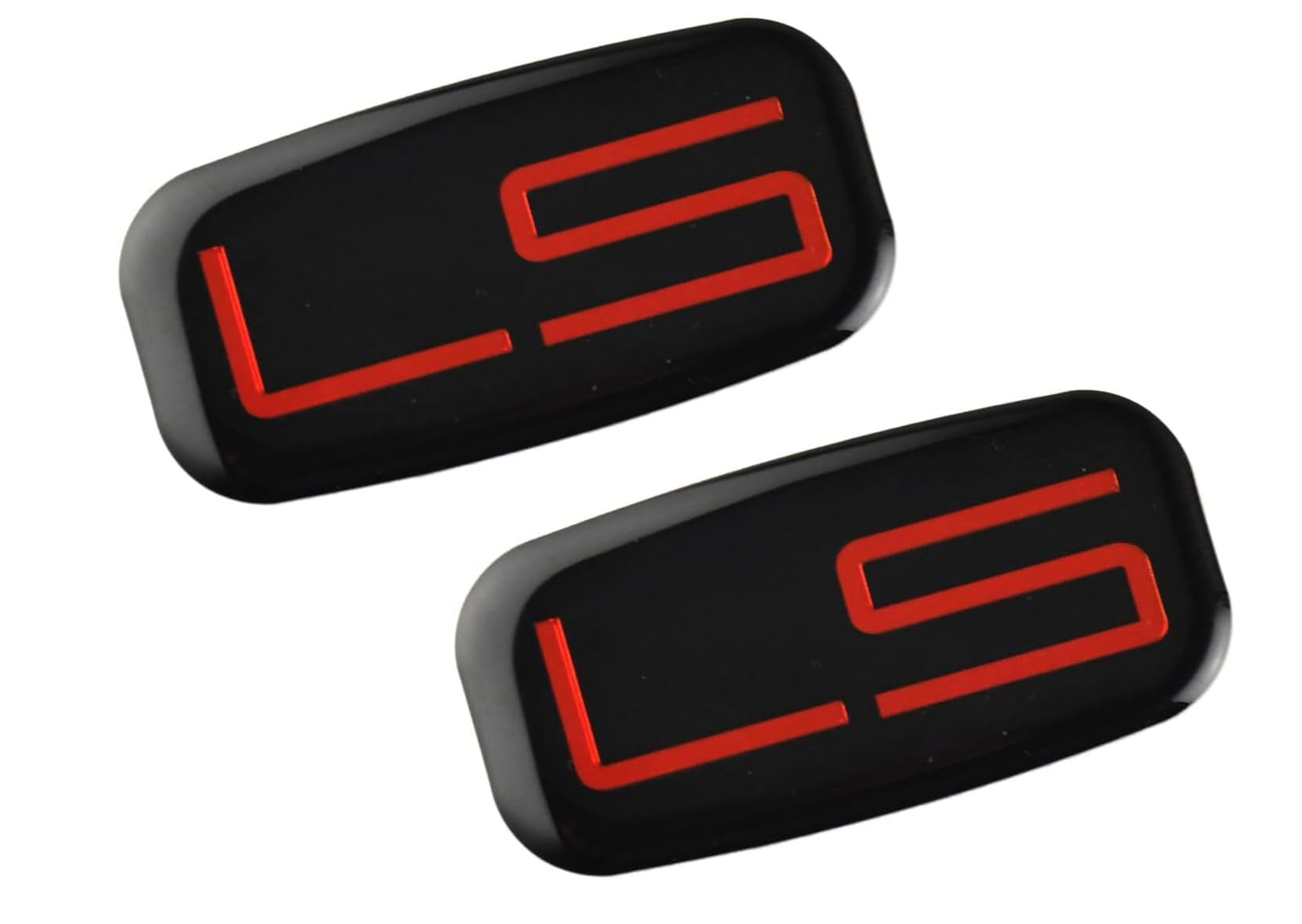 2Pcs LS Cab Emblem Badge 3D Logo Roof Pillar Replacement for 92-07 ...