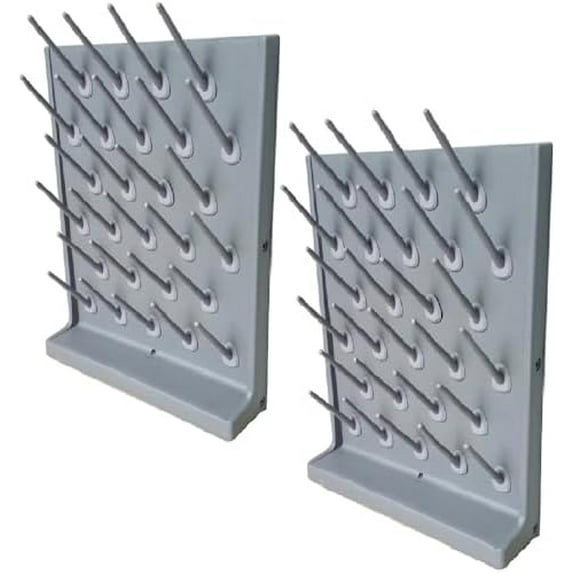 2Pcs Laboratory Drying Rack, 27 Pegs Drying Rack for Lab Glassware and ...