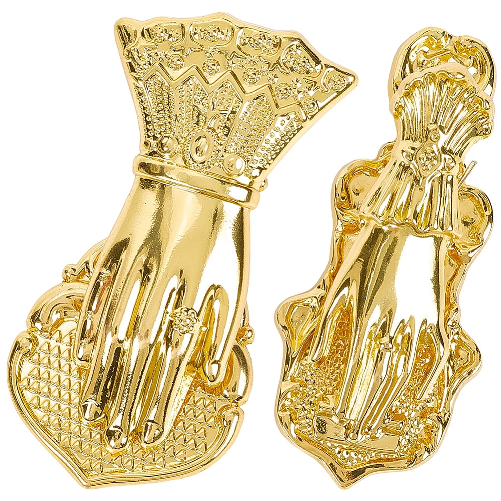 2Pcs Lady's Hand Shaped Book Clip Vintage Metal Bookmark Holder Paper ...