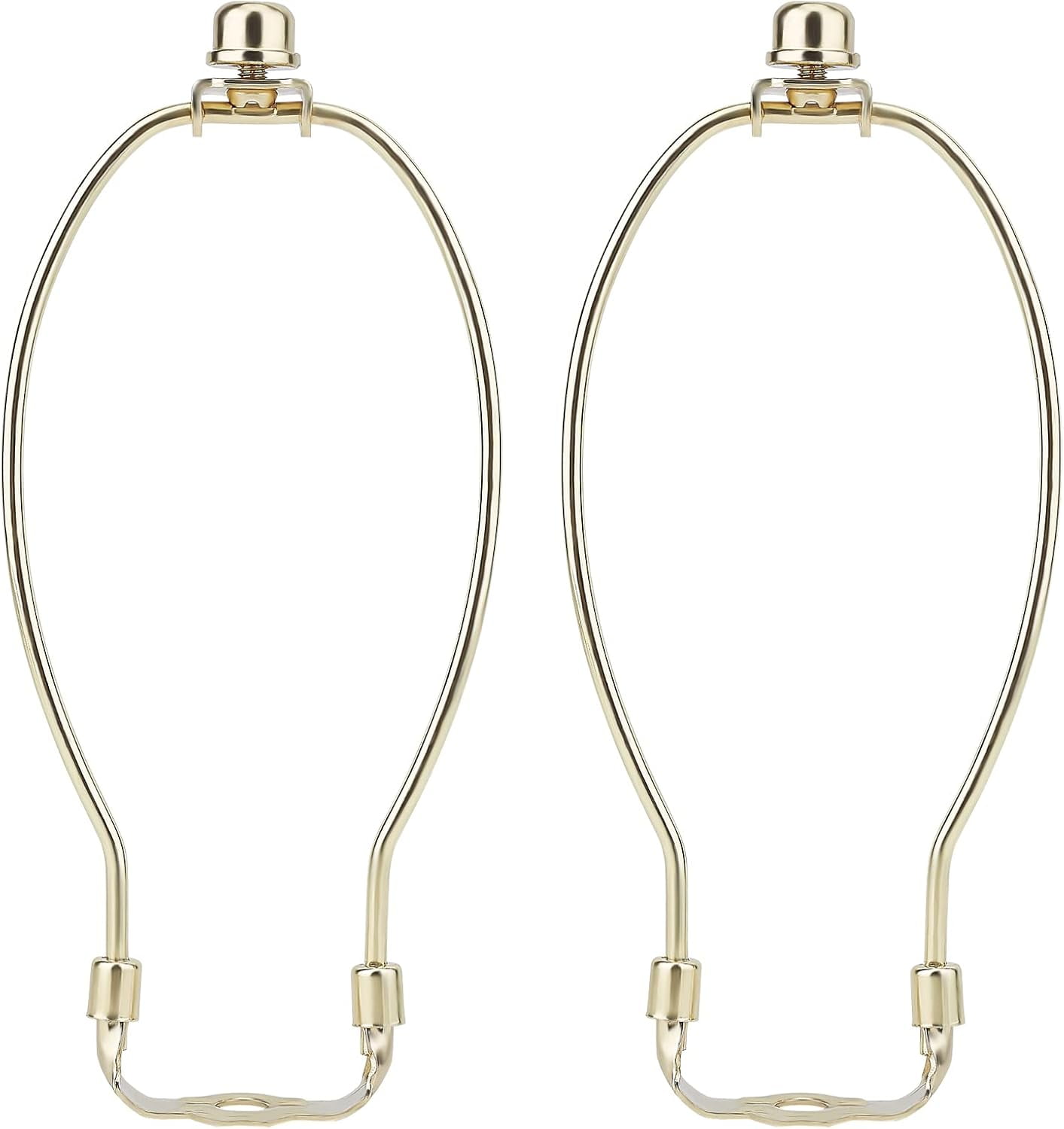 2Pcs Lamp Shade Harps Holder 8 Inch Diameter Metal Lamp Harp Kit with ...