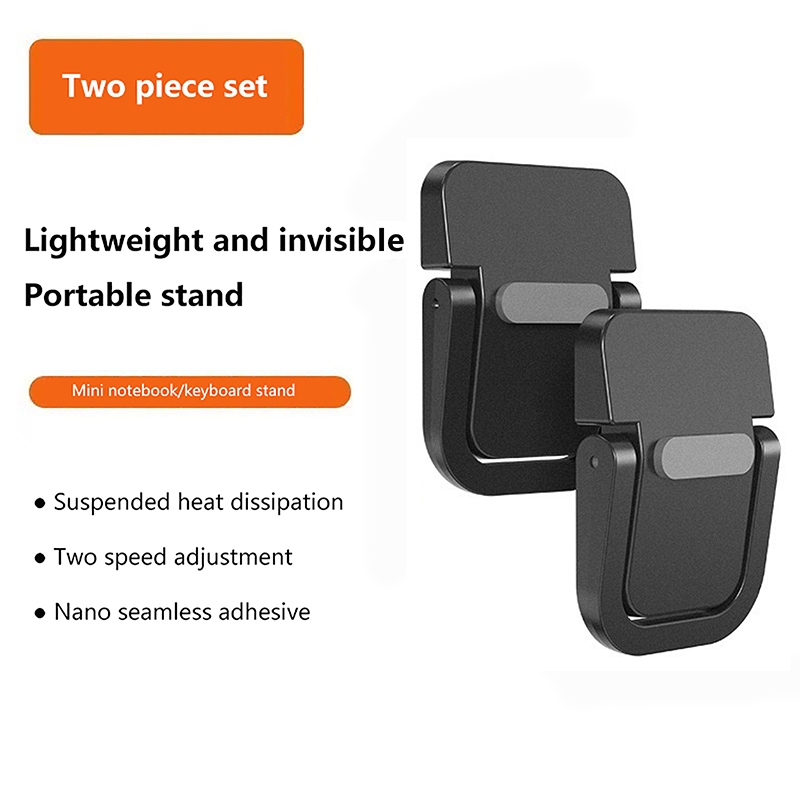 2Pcs Laptop Stand Mini Portable Holder Foldable Nvisible Laptop Riser ...