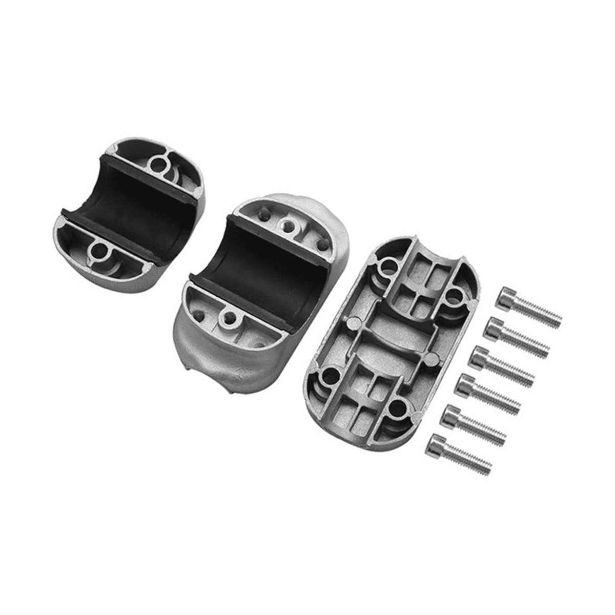 2Pcs Lawn Mower Universal Handle Clamp Fixed Bracket Clamp for 26mm ...