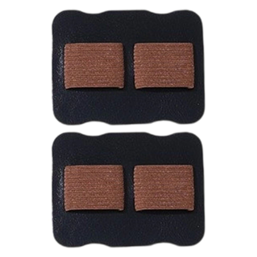 2Pcs Leather Pen Stand With Double Elastic Bands Adhesive Pencil Clip ...