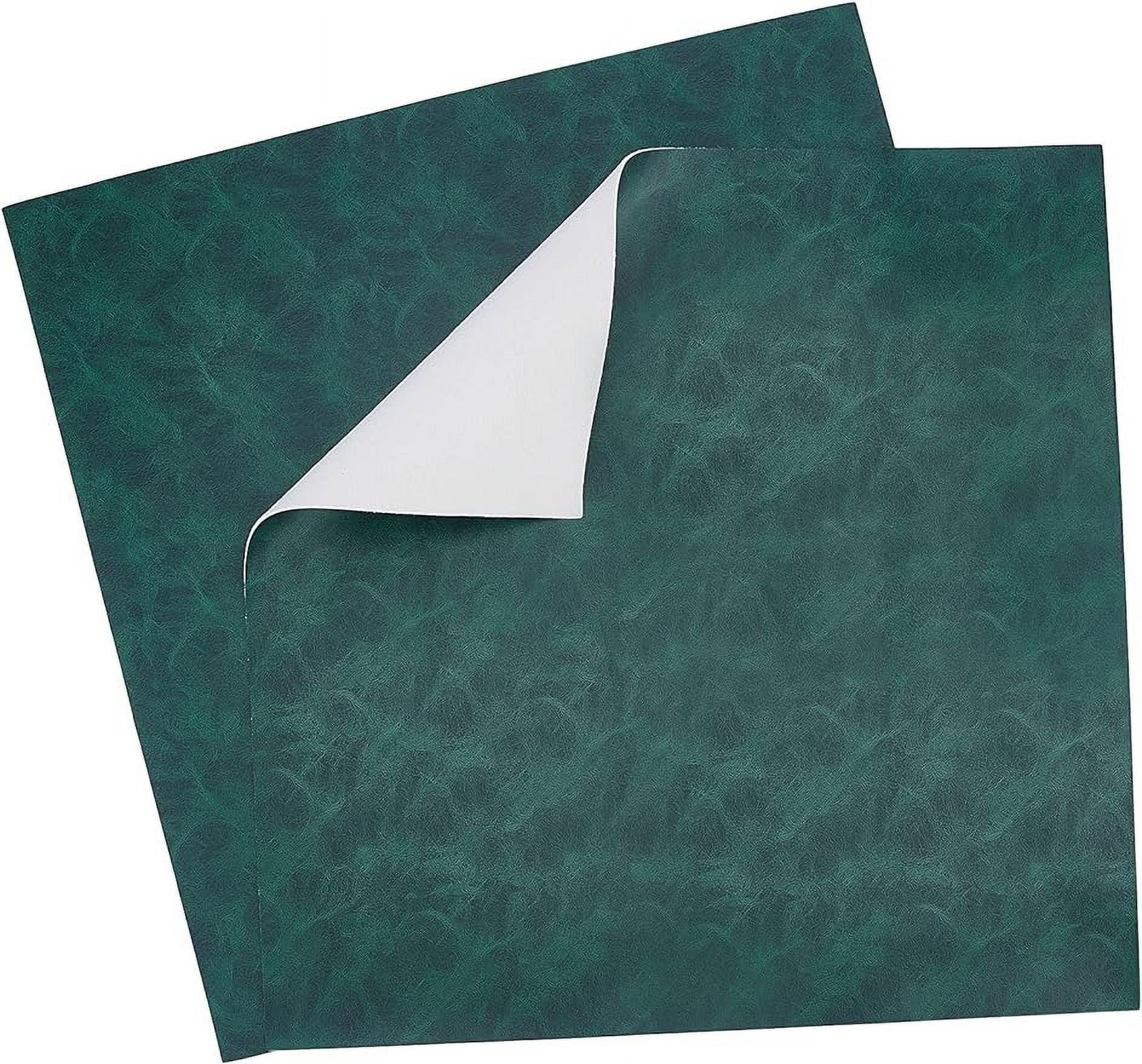 2Pcs Leather Sheet 11.8inch Square Crafting Leather Full Grain Buffalo ...