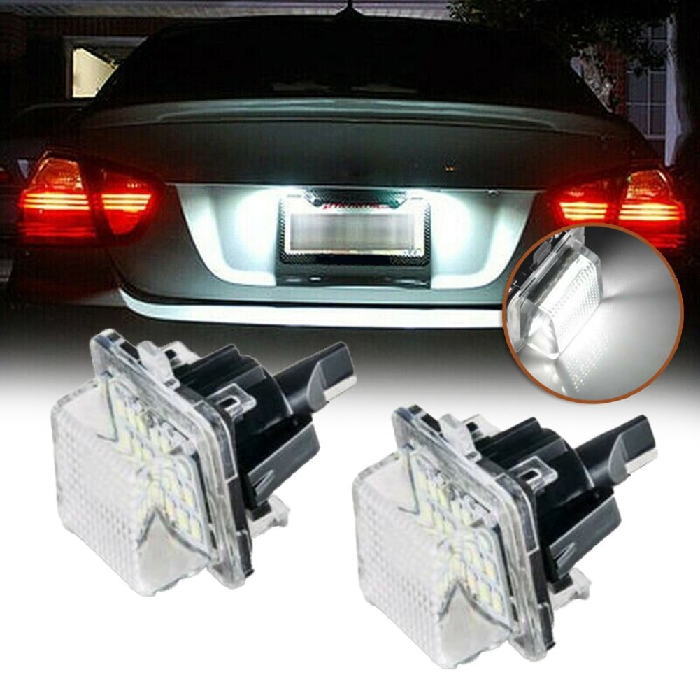 2Pcs Led License Plate Light Lamp Set for Mercedes for Benz W204 W212 ...