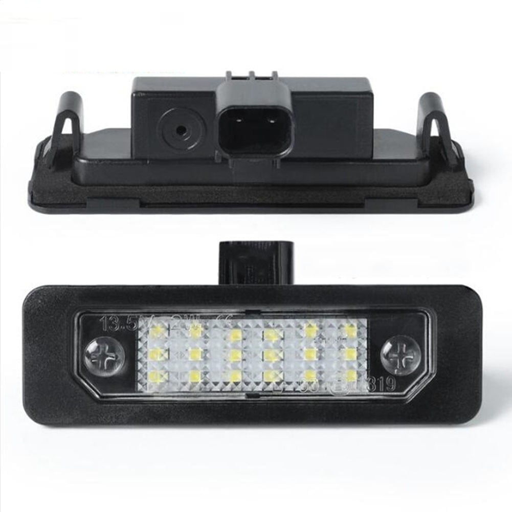 2Pcs Led License Plate Lights Tag Lamp Dc 12V For Ford For Focus For ...