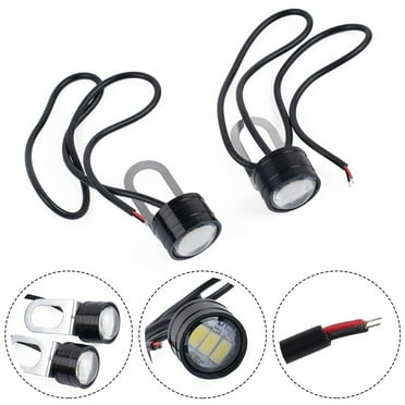 2pcs LED Eagle Eye Backup Light Fog Driving Lamp Car Motorcycle White ...