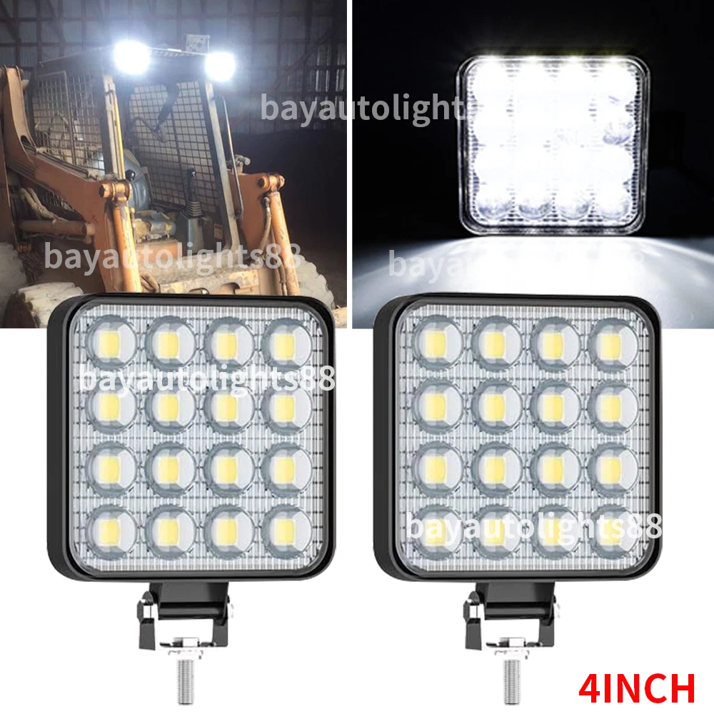 2Pcs Led Work Lights Fit Caterpillar Skid Steers Excavator Forklift Loader Light - Walmart.com