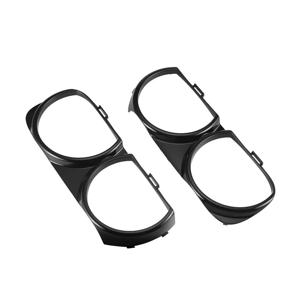 2Pcs Left & Right Car Headlight Decoration Frame For Dodge Challenger ...