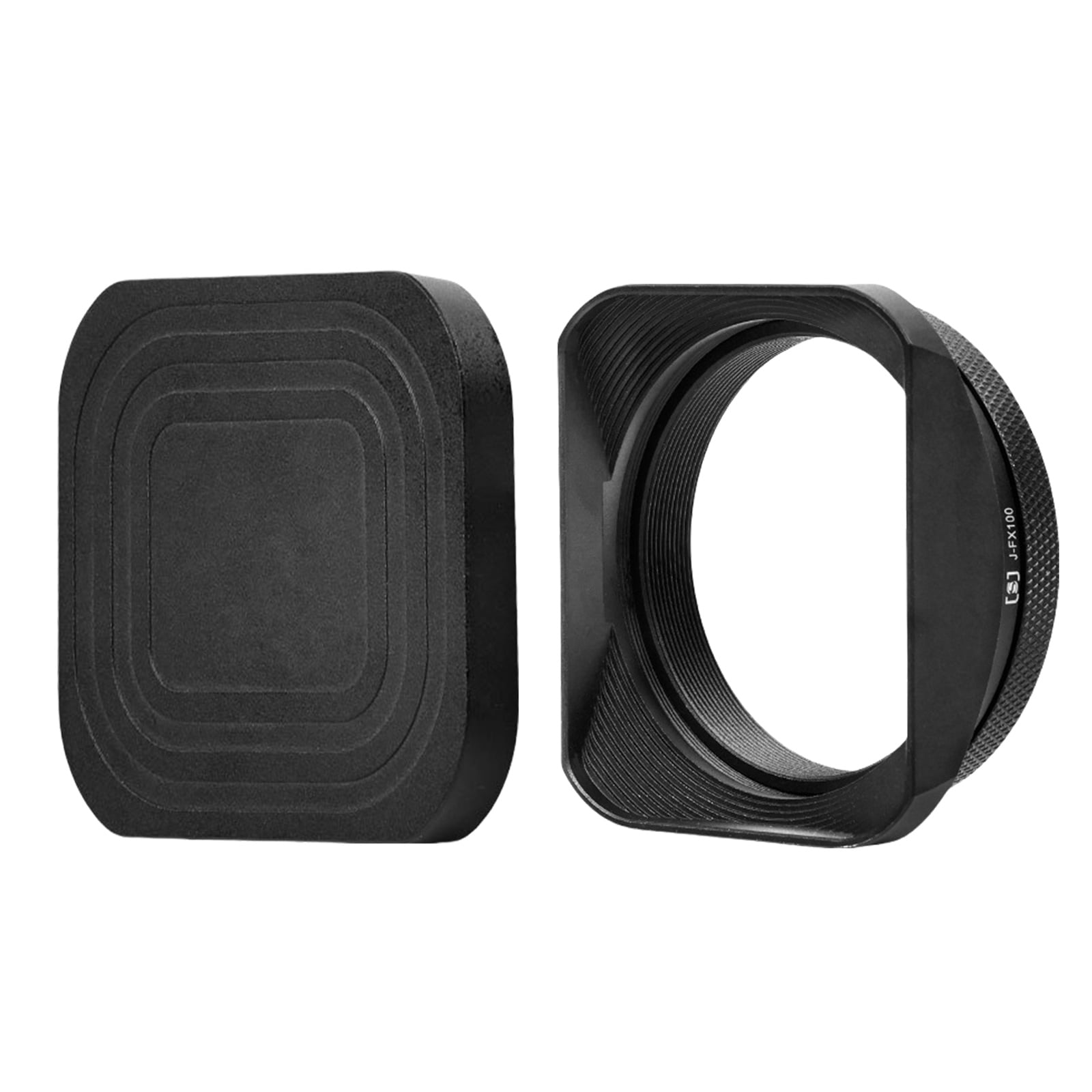 2Pcs Lens Shield and Lens Caps Set Aluminum Metal Enhancing Pictures ...