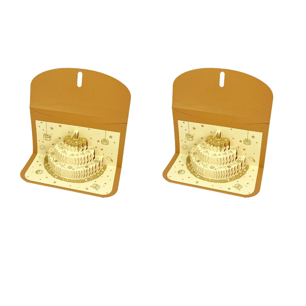 2Pcs Light And Sound Festival Greeting Card Illuminated Musical ...