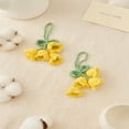 2Pcs Lily of the Valley Kintting Cotton Wool Pendant Decorations for ...