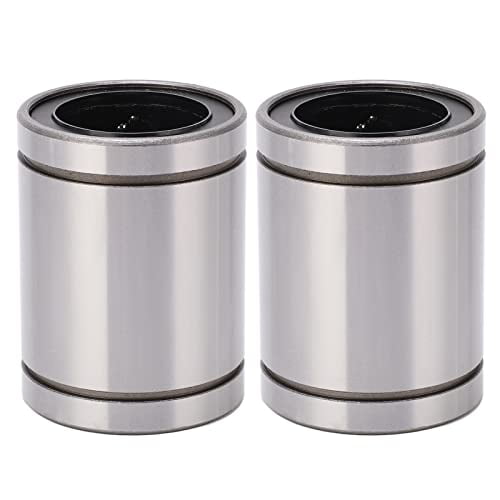 2Pcs Linear Ball Bearings LM40UU Steel Low Noise High Speed Cylinder ...