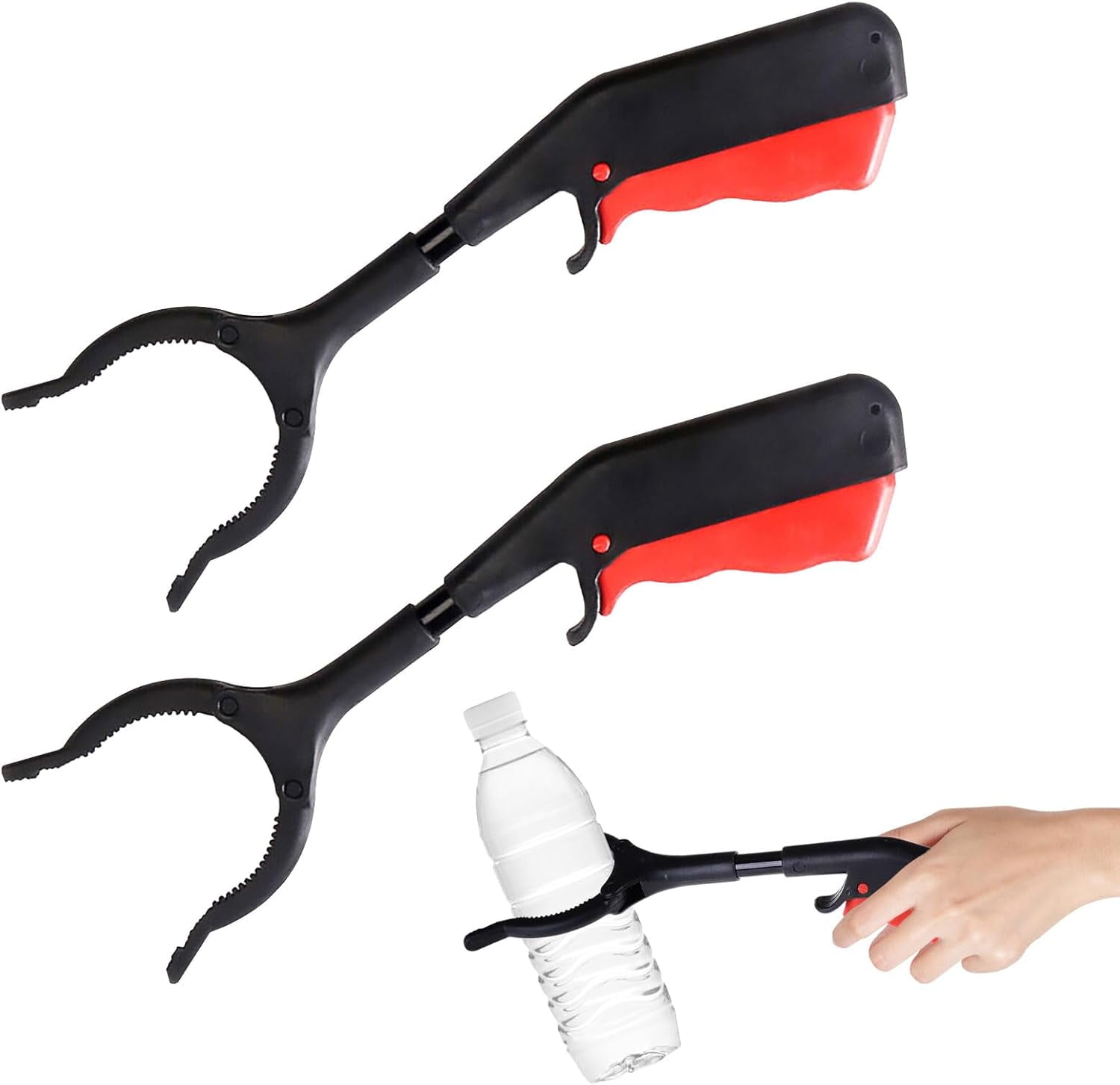 2Pcs Litter Pickers,30cm Pick Up Tool, Multifunctional Grabber Stick ...