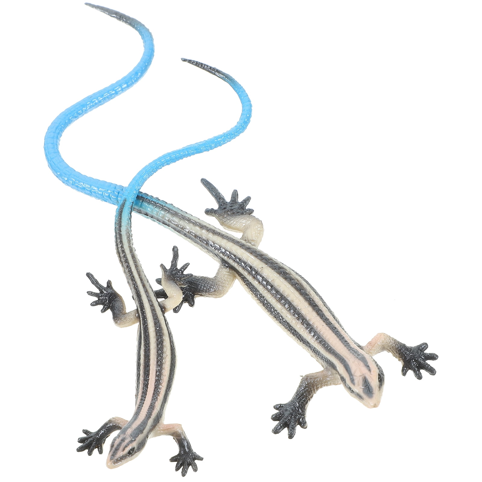 2Pcs Lizards Figures Realistic Reptile Animal Figurine Lizard ...