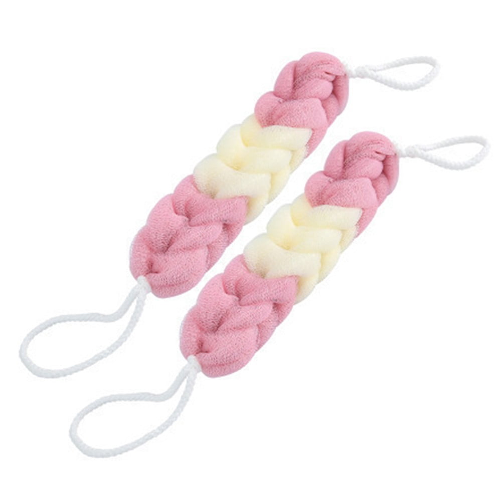 2Pcs Long Bath Loofahs Stretchable Mesh Exfoliating Loofah Back ...