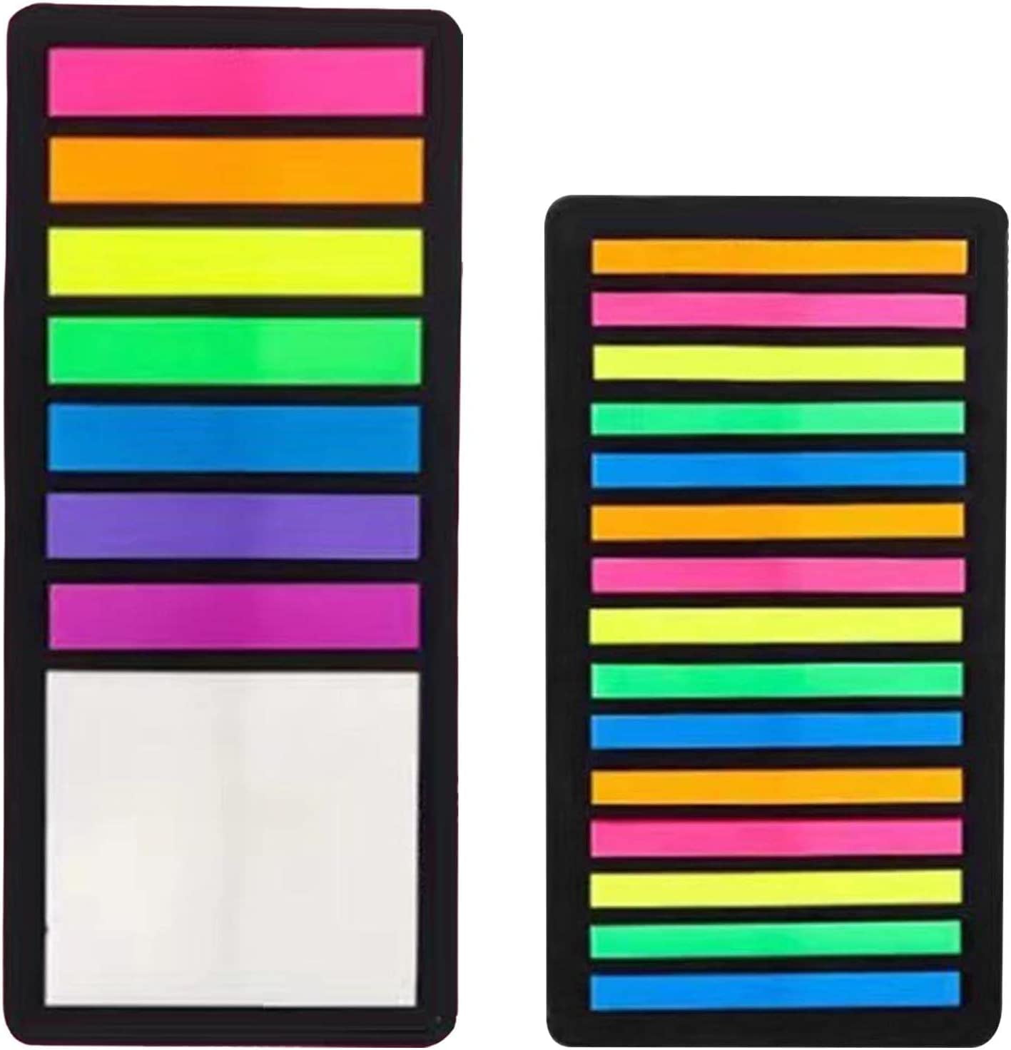2Pcs Long Colored Sticky Tabs, Index Tab Stickers, Memo Sticker Paper ...