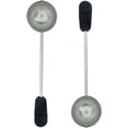 2Pcs Long Handle Tea Ball Stainless Steel Black Metal Tea Ball Infuser ...