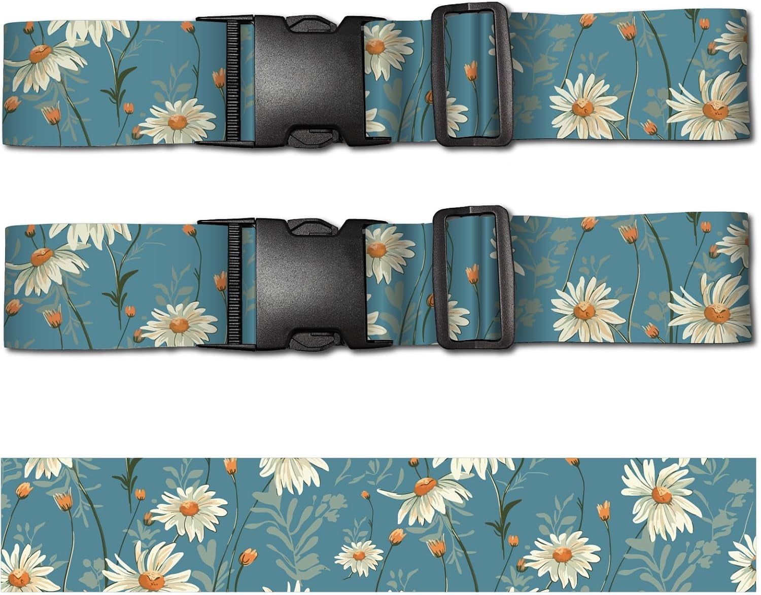 2Pcs Luggage Straps Suitcase Travel Belt Accessory TSA Approved ...