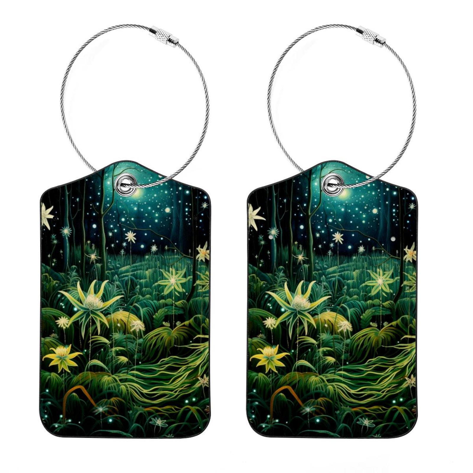 2Pcs Luggage Tags for Suitcase, Fashionable Baggage Tags with Privacy ...