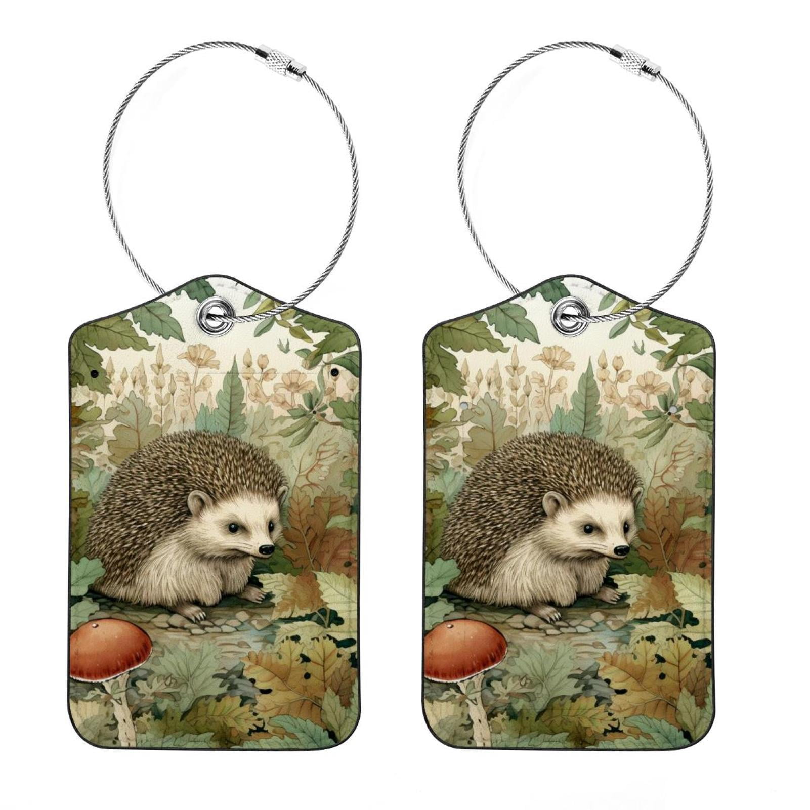2Pcs Luggage Tags for Suitcase, Pretty Metal Loop Lock Baggage Tags ...
