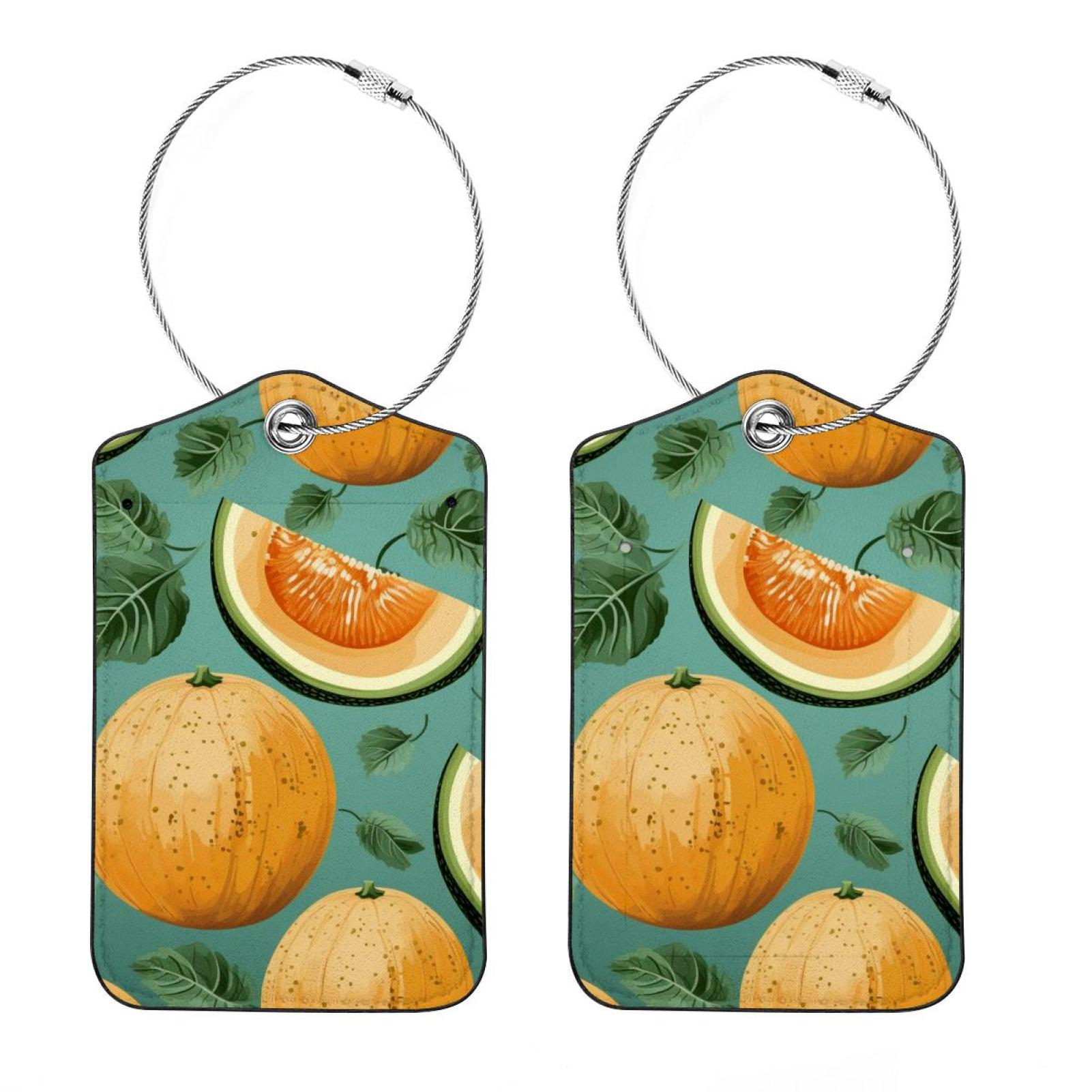 2Pcs Luggage Tags for Suitcase, Privacy Flap Cover, Metal Loop Lock ...