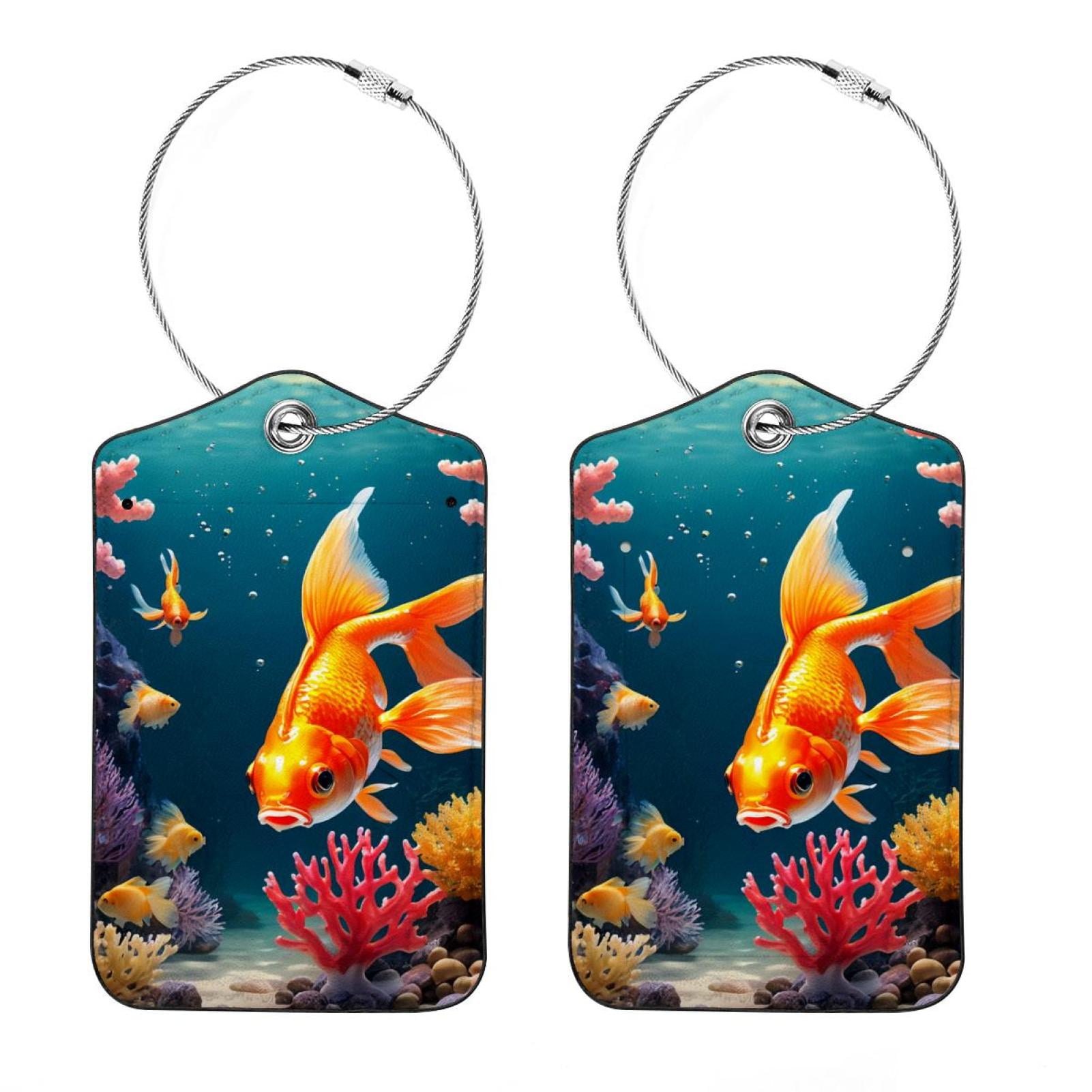 2Pcs Luggage Tags for Suitcase, Privacy Flap Cover, Travel Baggage ...