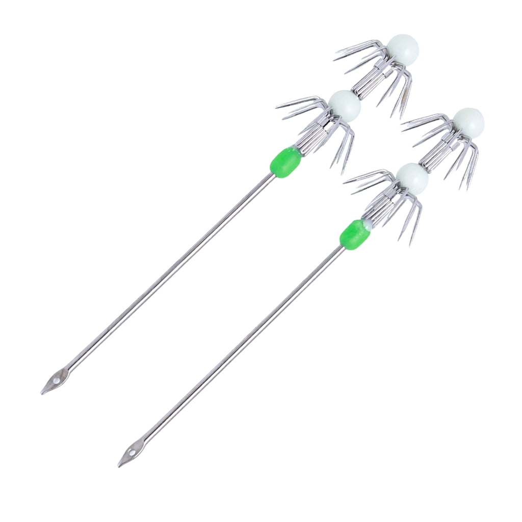 2Pcs Luminously Squid Hook Squid Live Shrimp Hook Fishing Accessories ...