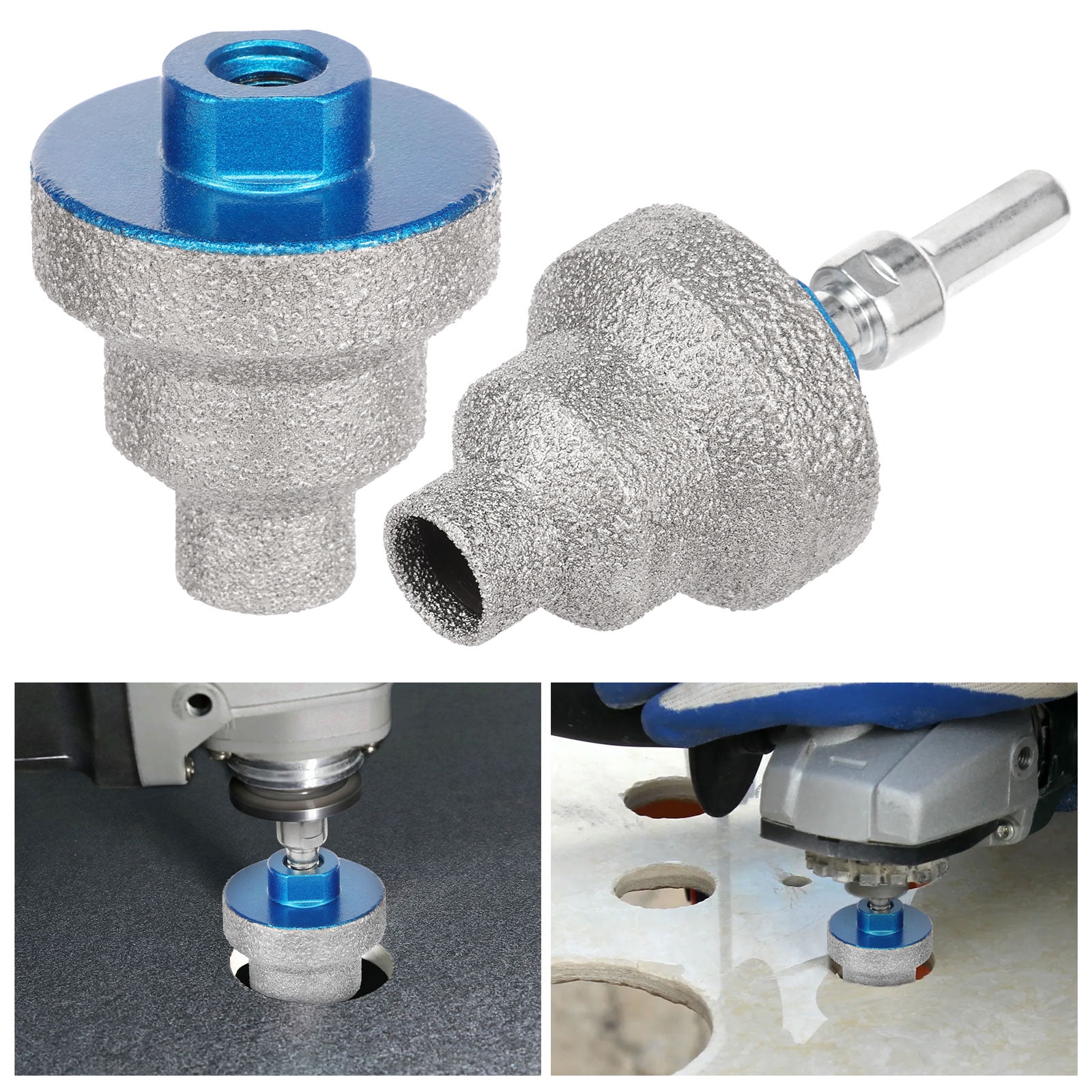 2Pcs M10 Diamond Step Chamfer Drill Bit Versatile Impact Resistant ...