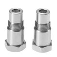 2Pcs M18X1.5 Car O2 Sensor with Oxygen Spacer Fitting, Mini Catalytic ...