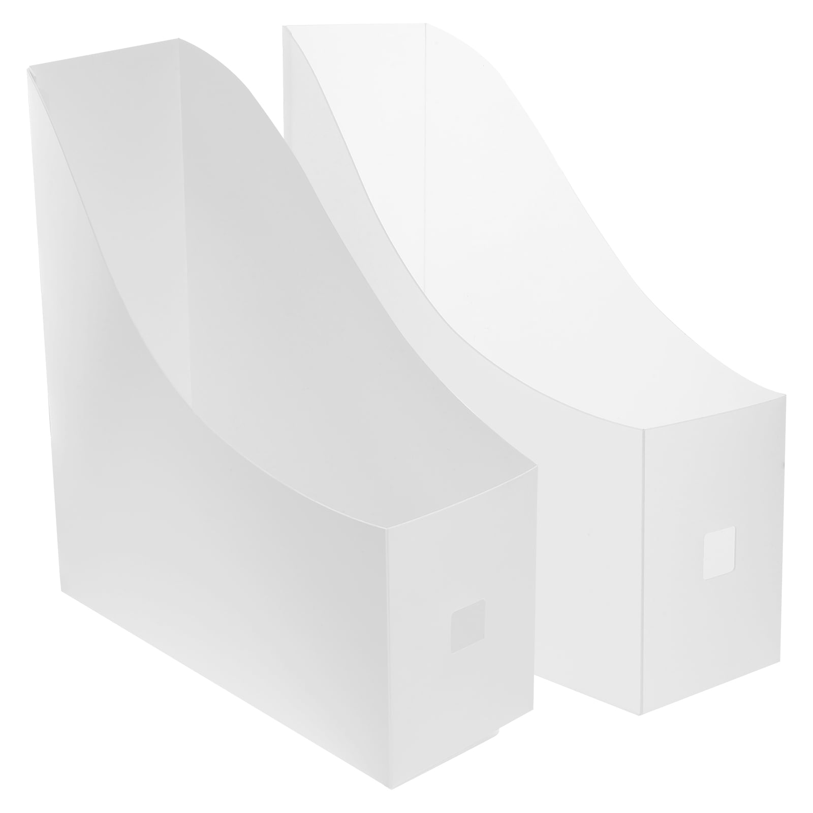 2Pcs Magazine Desktop Document Storage Racks Files Organizers Document ...