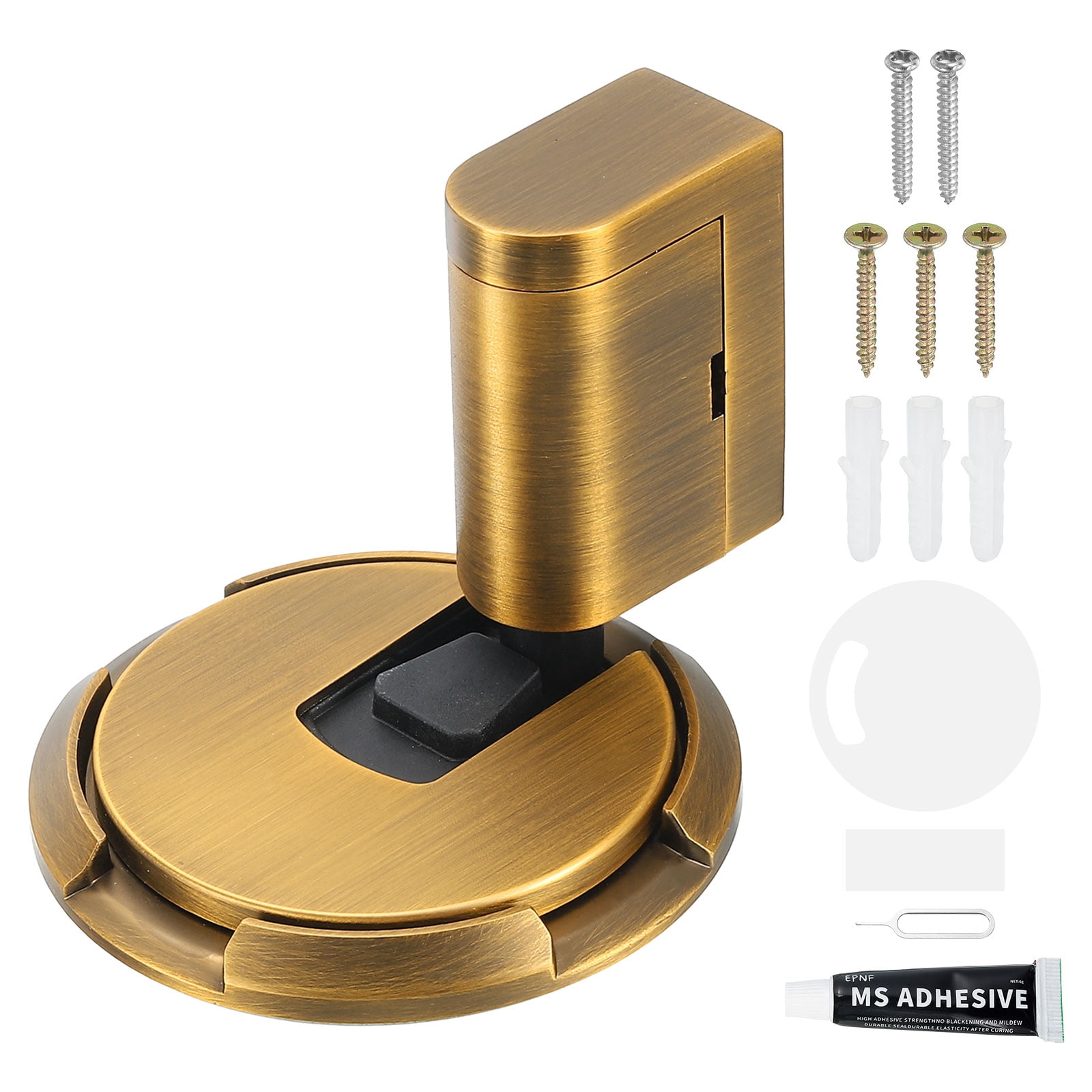 2Pcs Magnetic Door Stopper, Silent Magnetic Floor Door Stop with ...