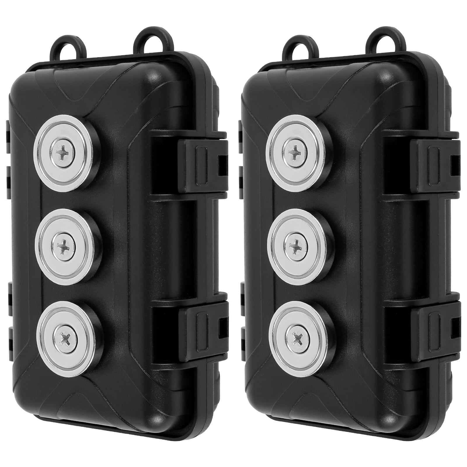 2Pcs Magnetic Key Holder Under Car, Hide A Key Magnetic Car Key Holder ...