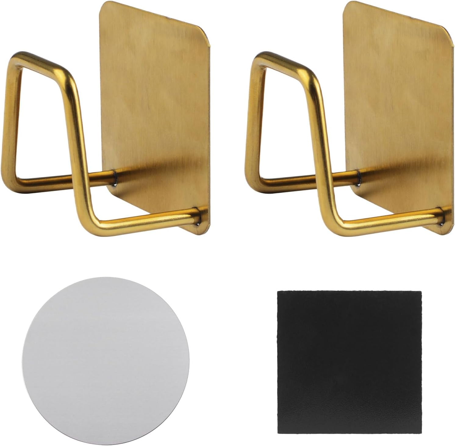 2Pcs Magnetic Sponge Holder, with 2 Metal Patchs, Adhesive Hanging ...