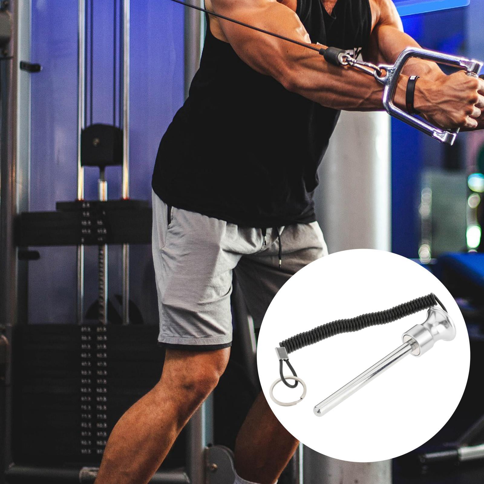 2Pcs Magnetic Weight Stack Pin with Pull Rope Selector Key Strength ...