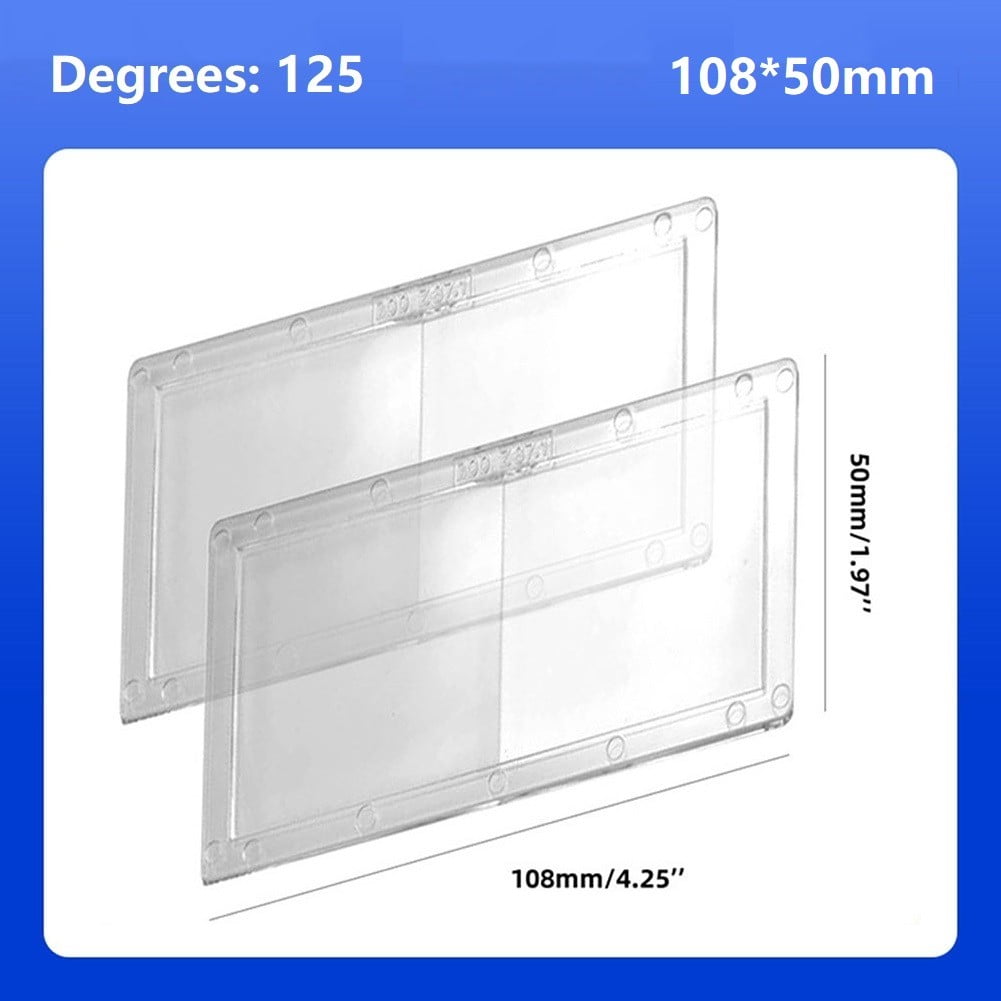 2Pcs Magnification Welding Lens 1.97x4.25 in Welding Cheater Lens ...