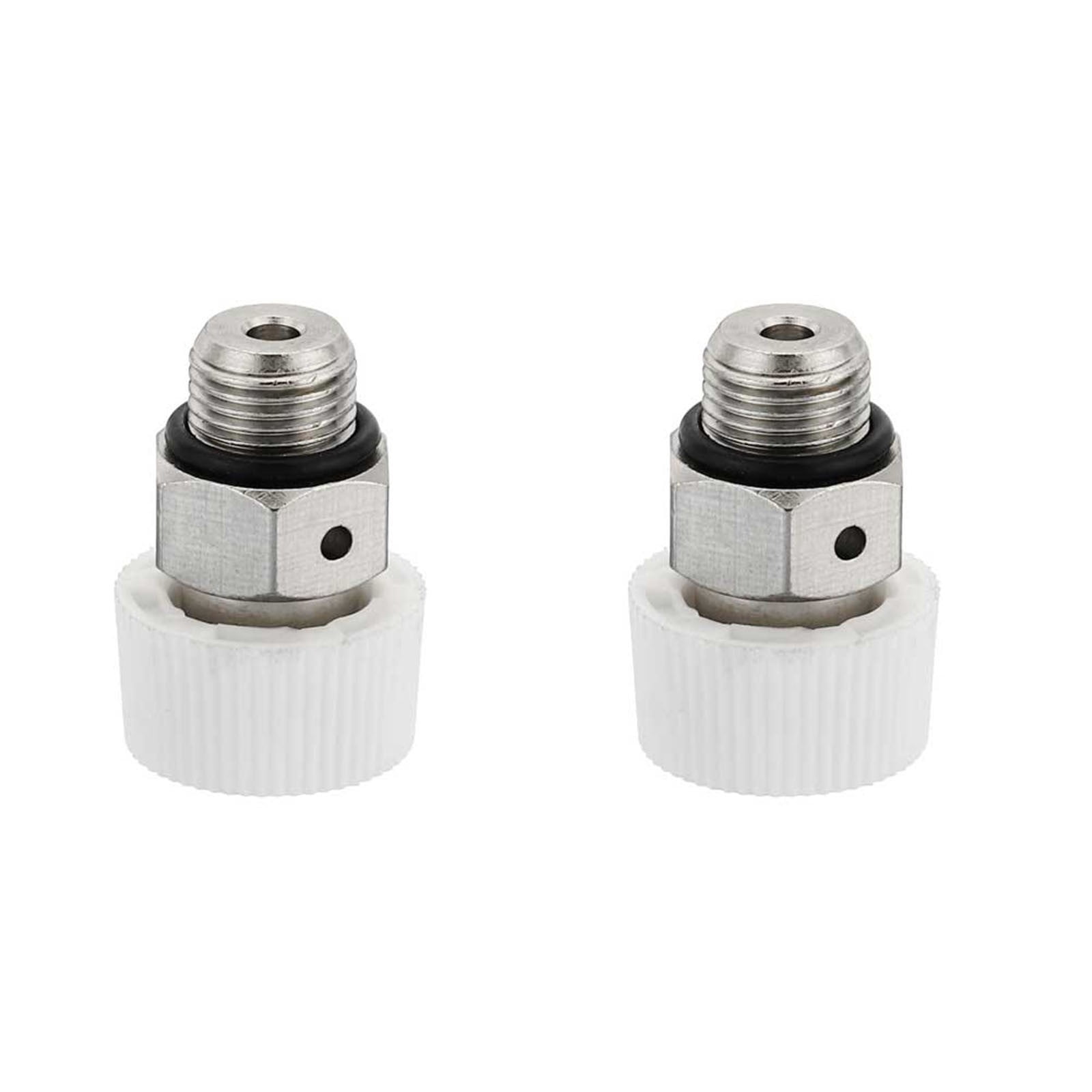 2Pcs Male Thread Nickel Plated Brass Manual Radiator Air Vent Plug ...