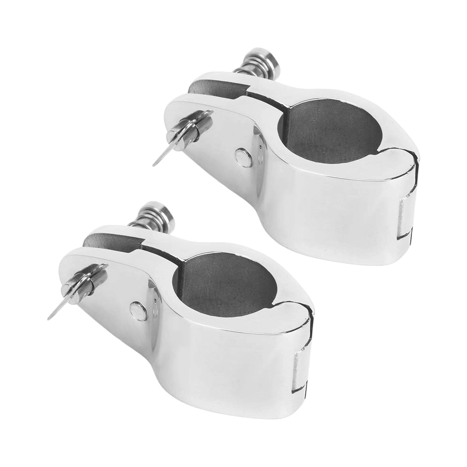 2Pcs Marine Grade Tube Clamp Clip Set Corrosions Resistant Design ...