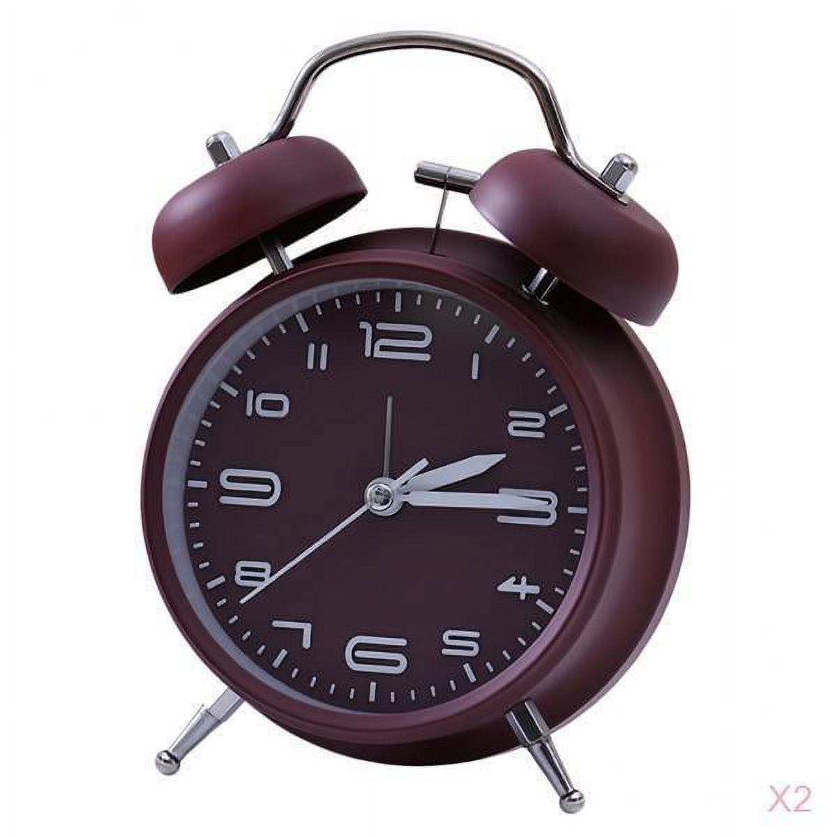 2Pcs Mechanical , Mute Movement, Time Dispaly, High Brightness Clock ...