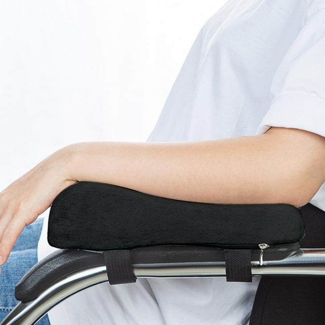 2Pcs Memory Foam Arm Pads,Removable Cover Chair Armrest Cushions,Arm ...