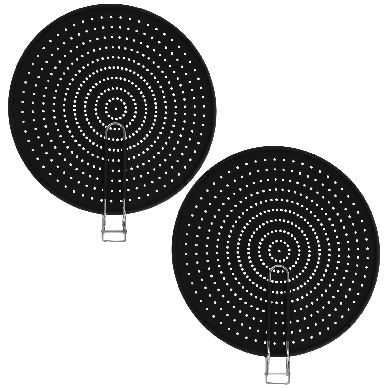 2Pcs Mesh Splatter Screen Stainless Steel Frying Pan Screen Effective ...