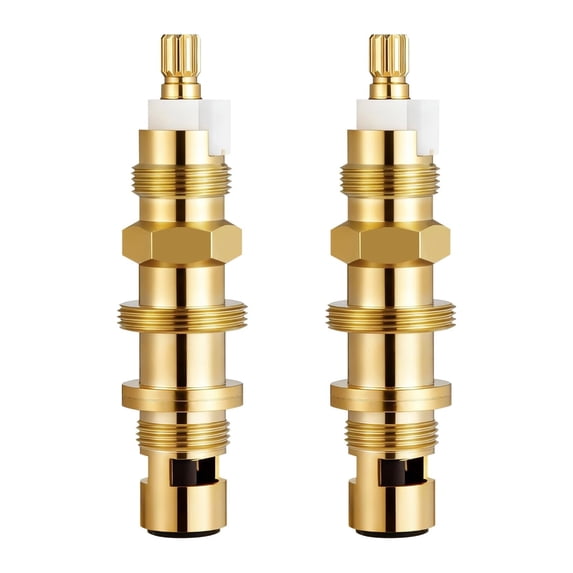 2Pcs Metal Ceramic Disc Valves Cartridge Shower Valves Faucet Cartridge ...